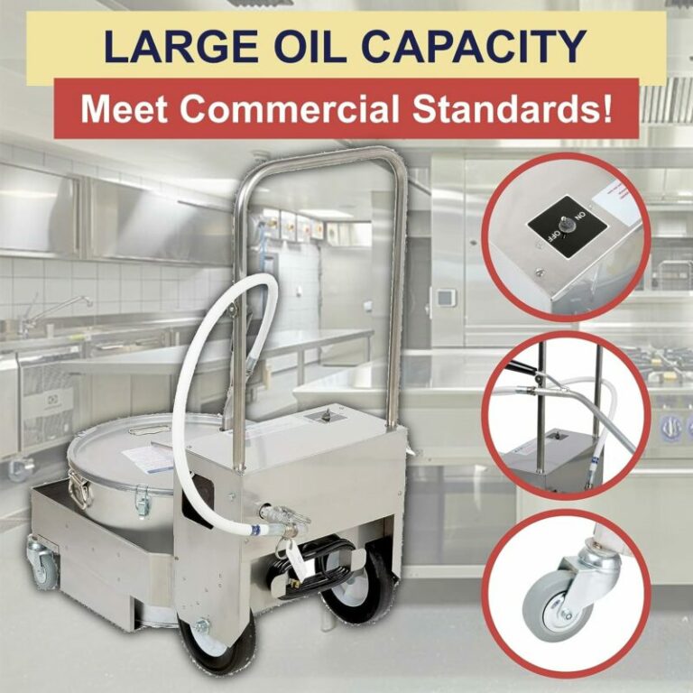 MirOil BD707 75 lb Electric Fryer Oil Filter Machine - MirOil USA
