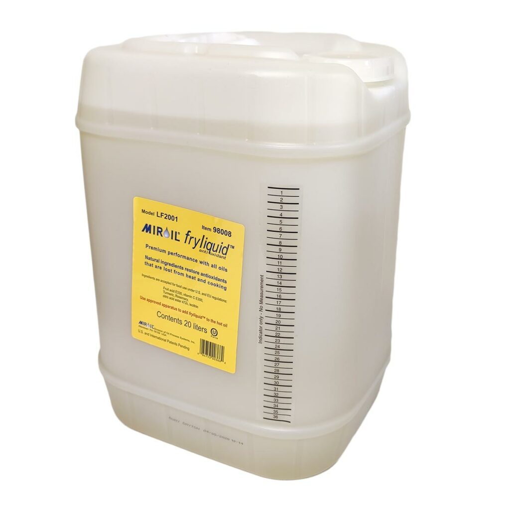 MirOil LF2001 FryLiquid Antioxidant - 20 Liter Drum - MirOil USA