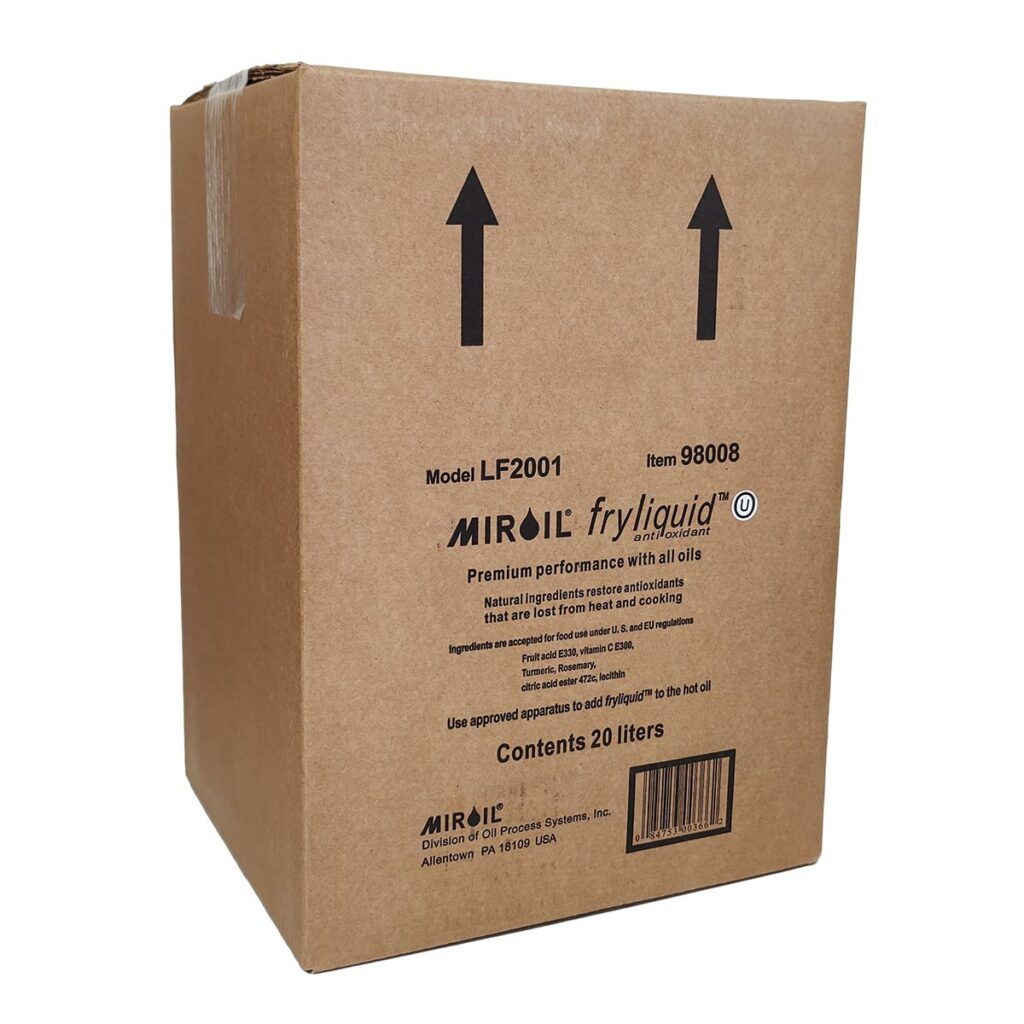 MirOil LF2001 FryLiquid Antioxidant - 20 Liter Drum - MirOil USA